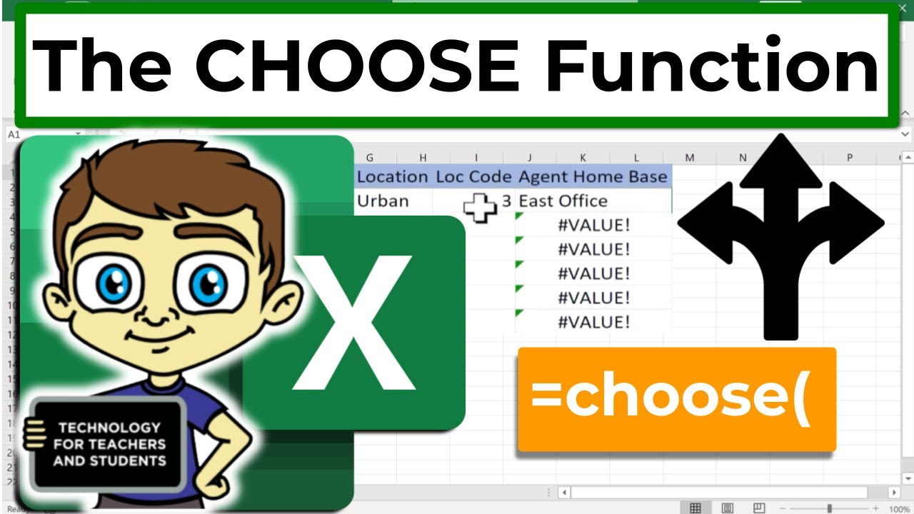 The Excel CHOOSE Function