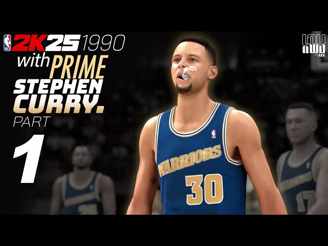 NBA 2K25 - เคอร์รี่ร่างทองกับNBAยุค90's - Lock Position PRIME CURRY ...
