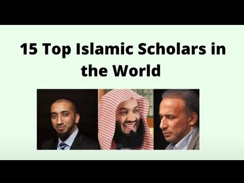 Top 15 islamic Scholars in world #islamicscholar