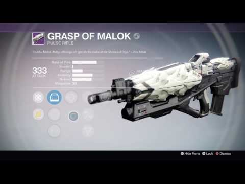 Grasp Of Malok Farming - Omnigal Nightfall (Destiny - Model UN)