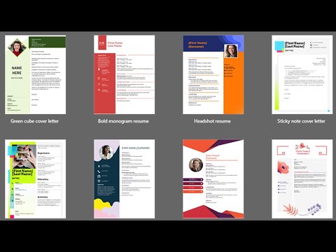 How to use free template in Microsoft Word 2016