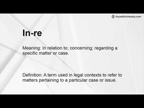 In-re Meaning