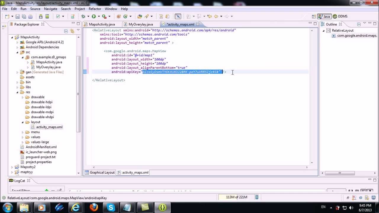Android Eclipse.learn how to get current location on google map with source code