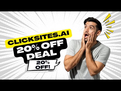 ClickSites.ai Review: Build an AI Website in 5 Minutes! [20% OFF + Fastest Builder in 2025]