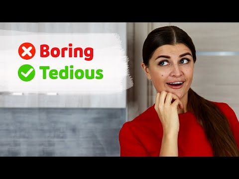 Advanced English Vocabulary. Different Ways to Say BORING #shorts