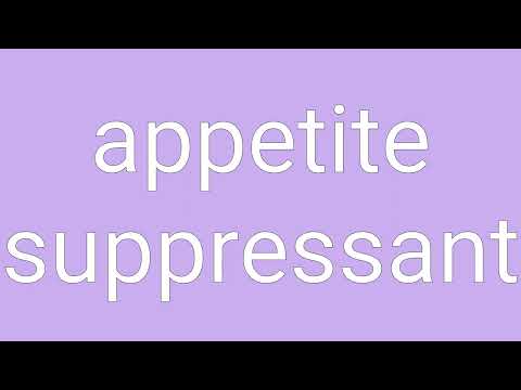 Appetite Suppressant Definition & Meaning