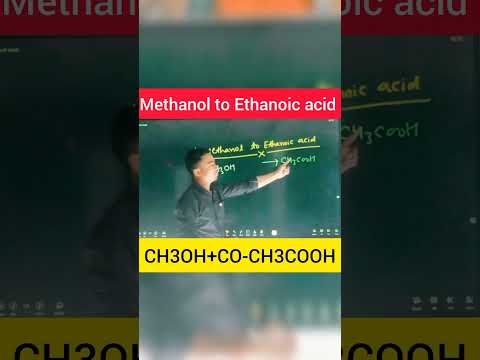 $$methanol to Ethanoic acid$$#viral #trending #youtubeshorts #conversation
