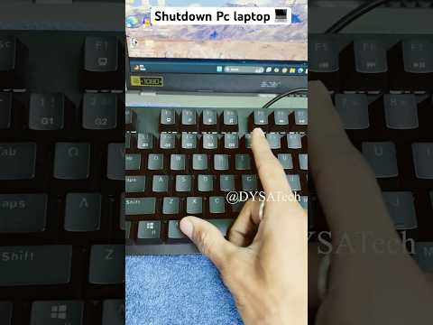 Computer Laptop Shutdown Shortcut key #keyboard #gamingkeyboard #trending #tricks #typing