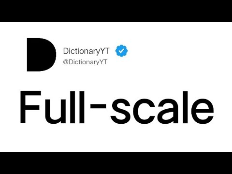 Full-scale Meaning in English