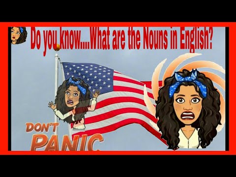 😘What are the NOUS IN ENGLISH Grammar with Pictures💯👌 (Lesson #1)