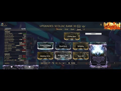 Warframe Riven Mod Find 4 Chashes without dying or becoming downed 0/4