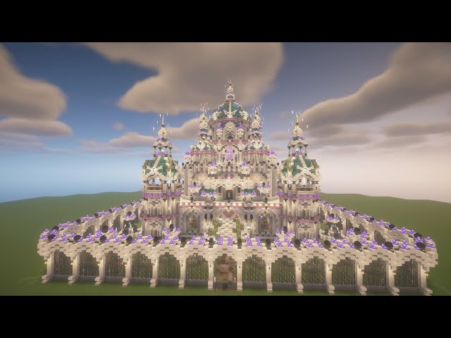 Castle of Quartz & Amethyst (In Progress) Minecraft Map