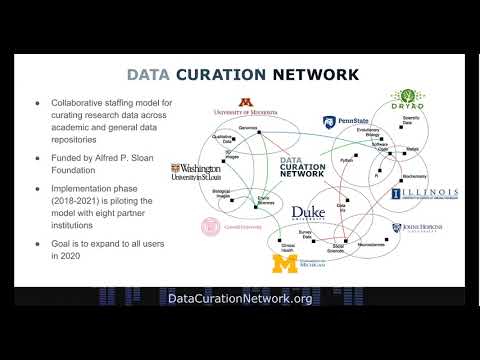 Overview of the Data Curation Network (November 2018)
