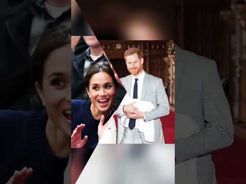 Princess meghan brings her twins #prince Harry #meghan