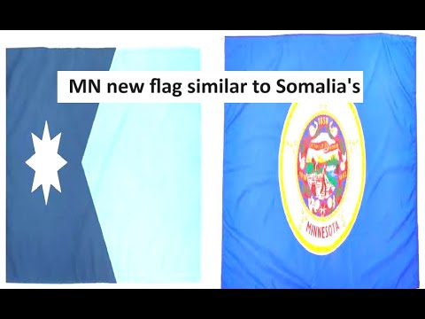 Minnesota new flag similar to Somalian