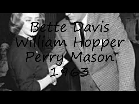How to pronounce Bette Davis William Hopper Perry Mason 1963 in English?
