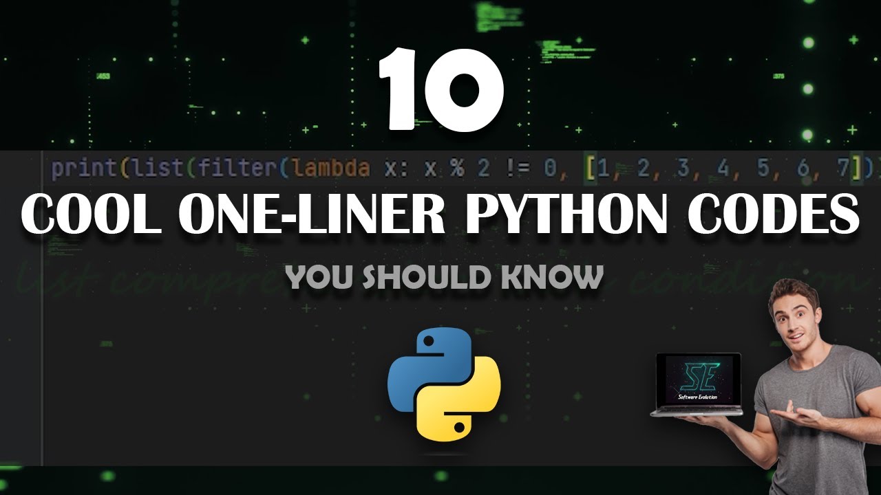 10 COOL PYTHON ONE-LINER CODES