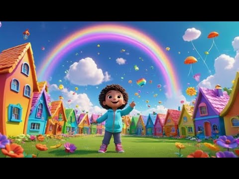 Rhyming Rainbow Read | Fun Rhyming Song for Kids | Learning Rhymes and Colors for Toddlers