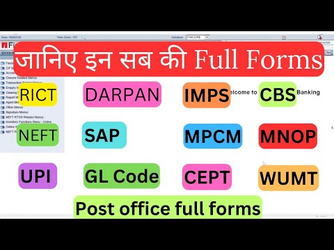 Post office abbreviations full form