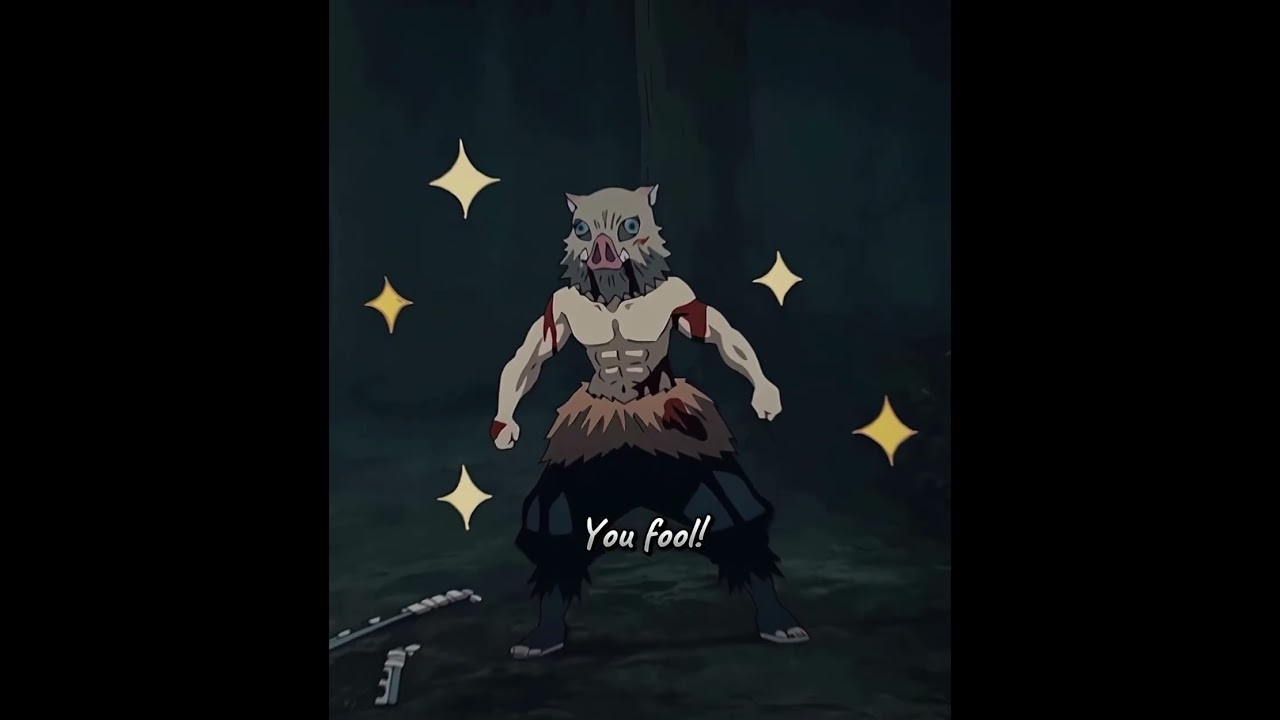 Just inosuke being inosuke #demonslayer #animeedit