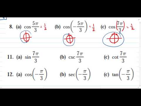 Trig U1 P3 L3 Unit Circle Practice