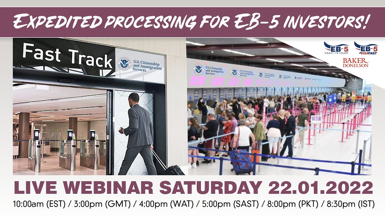 #EB5 #greencard  eb 5 visa - Learn About Expedited Processing for EB-5 Investors!