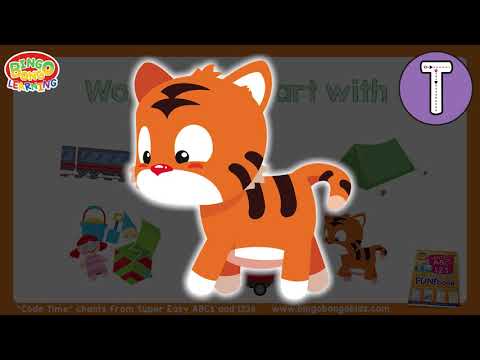 Words That Start With the Letter T | ESL/ EFL Phonics Chants | BINGOBONGO Learning