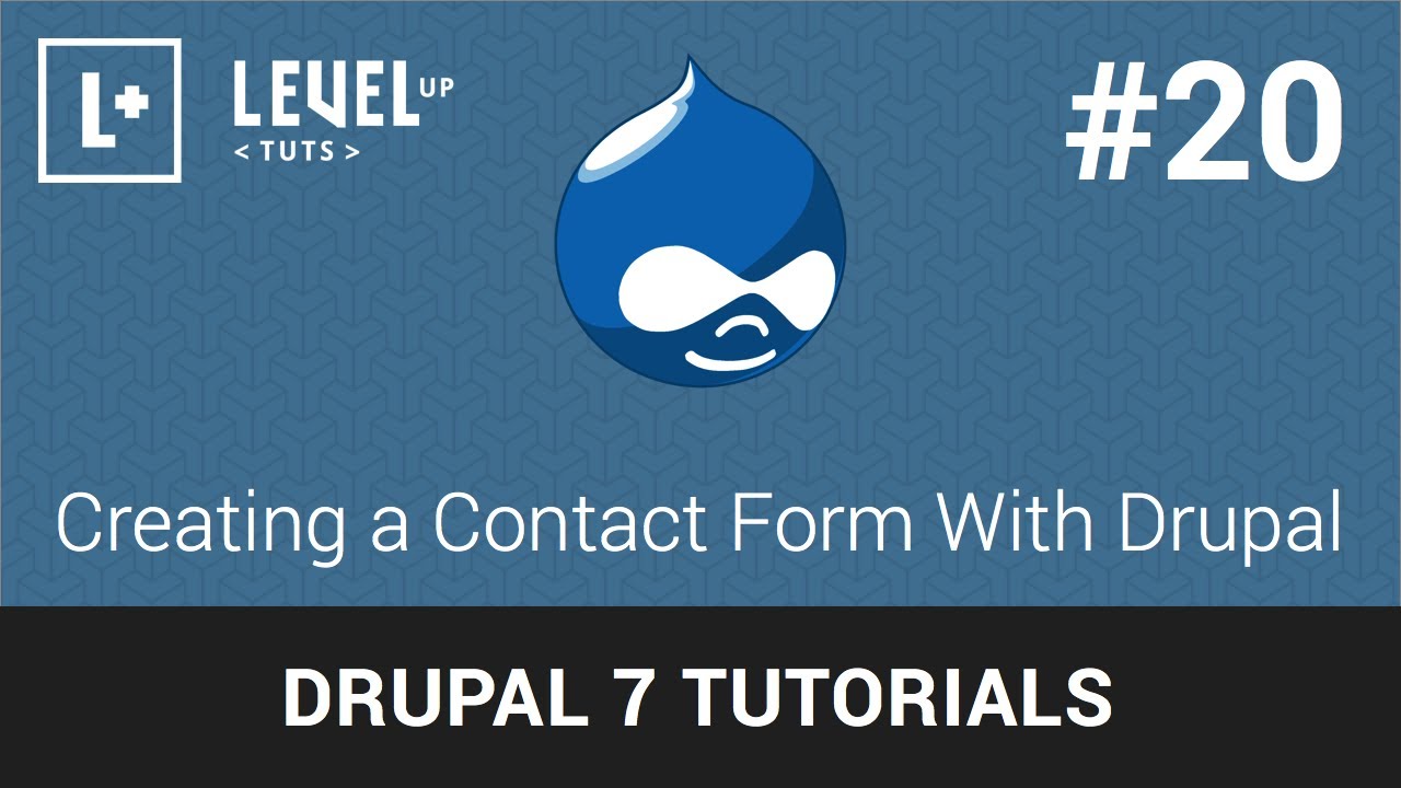 Drupal Tutorials #20 -  Creating a Contact Form With Drupal