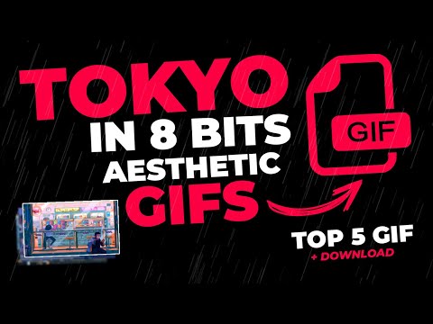 EVENING TOKYO GIFs| IN 8- 16 BITs + Lo- Fi music + DOWNLOAD