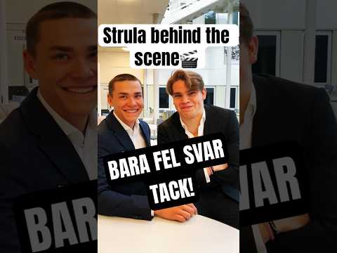 Bara fel svar tack! #strula #strulasvt #svt #svtplay #bts #behindthescene