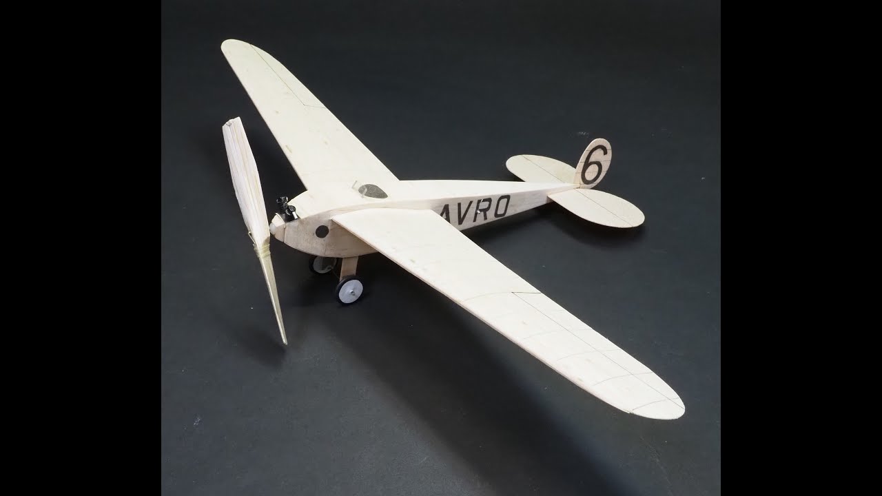 Build an All-Sheet Balsa AVRO 560 Flying Model Airplane.