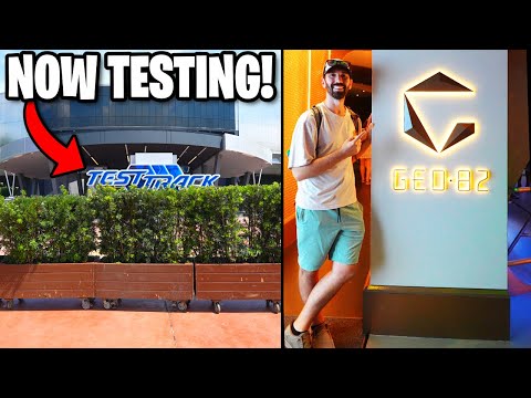 Test Track 3.0 Testing + Trying Geo-82 Lounge At EPCOT