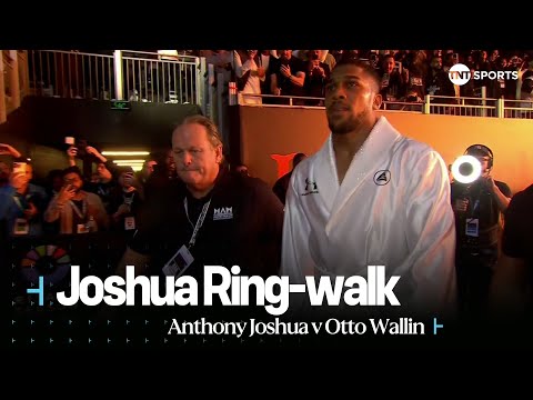 HE MEANS BUSINESS! ๐ | Anthony Joshua's Legendary Ring Walk #DayOfReckoning ๐ธ๐ฆ