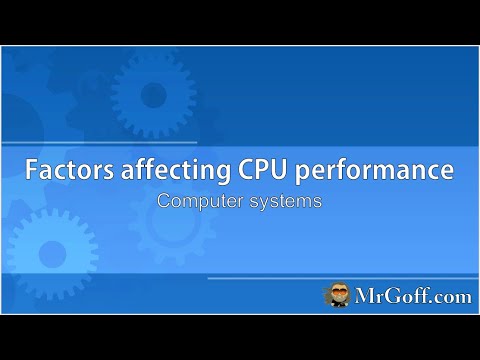 GCSE Computer Science: Factors affecting CPU performance