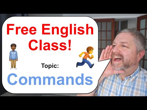 Free English Class! 🏃🧍🏾 Topic: Commands and Orders