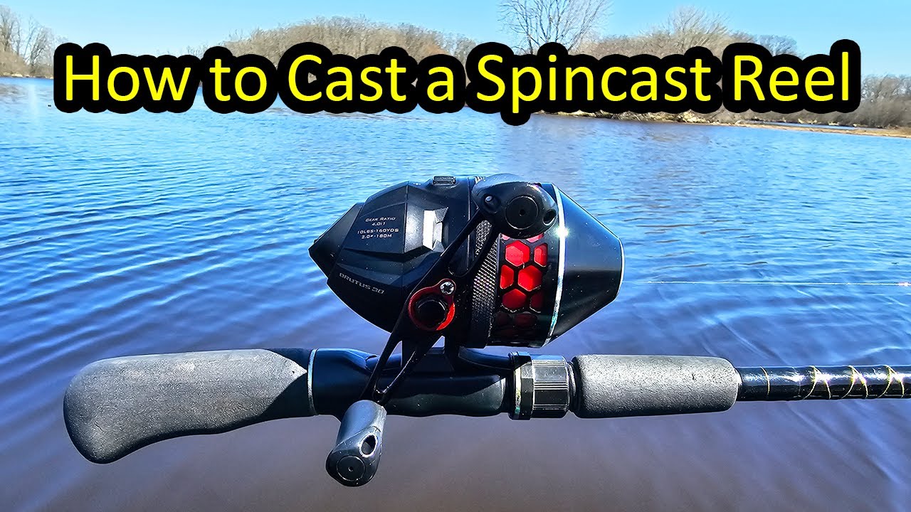 How to Cast and Use a Spincast Push Button Rod and Reel - Fishing Reels for Beginners
