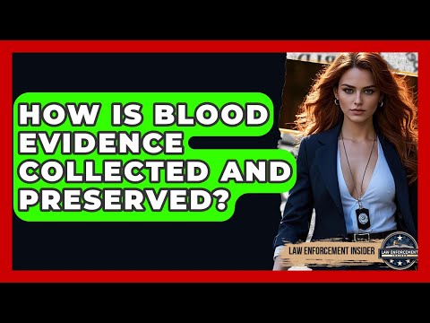 How Is Blood Evidence Collected And Preserved? - Law Enforcement Insider