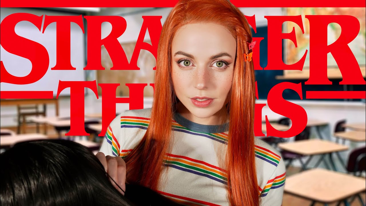 ASMR Stranger Things Roleplay | Max Plays With Your Hair in Class ✨ Personal Attention for Sleep