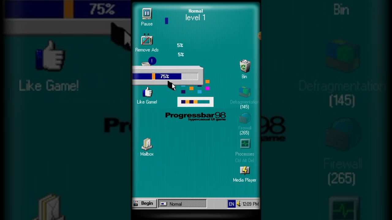 Fast progressbar95 level  #shorts