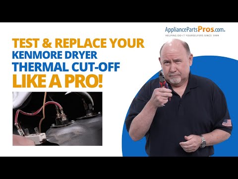 How To Test And Replace a Kenmore Dryer Thermal Cut-Off