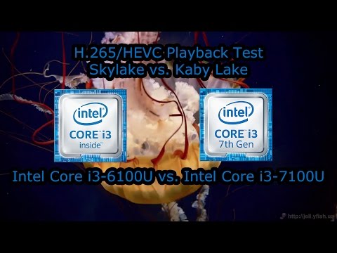 H.265/HEVC Playback Comparison - Skylake vs. Kaby Lake