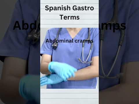 13. HOW DO YOU SAY ABDOMINAL CRAMPS in SPANISH? Quick and Easy GASTRO Terms