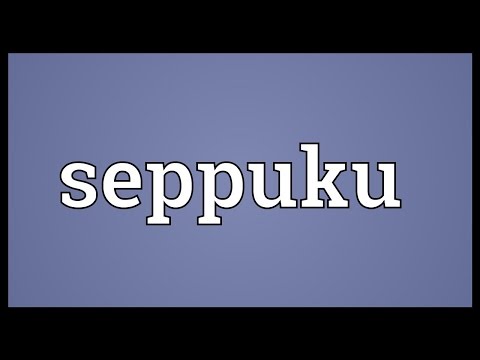 Seppuku Meaning