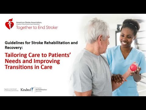 Webinar: Guidelines for Stroke Rehabilitation and Recovery
