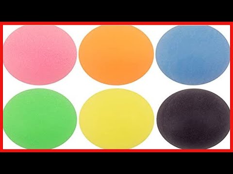 Champion Sports 1 Star Table Tennis Ball Pack - Solid Multicolor Ping Pong Balls