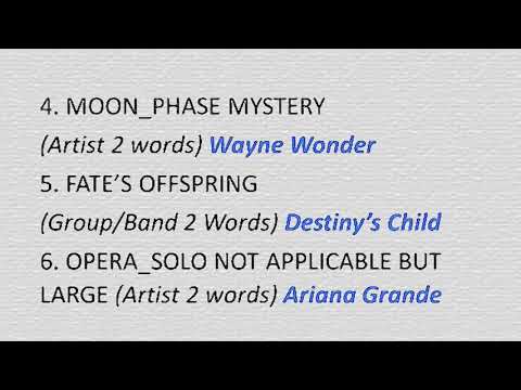 R&B "Answers Video" Cryptic Clues - Episode 3