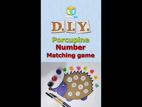 Number Matching Game | Fun And Easy Number Games | Easy DIY Paper Card | Art and Craft | Sparkle Box