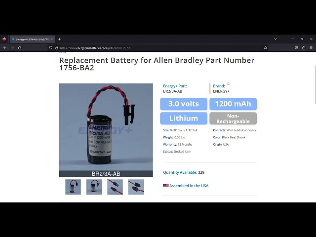 CNC Machine Battery - Batteries BR 2/3 AG Manufacturer from Pune