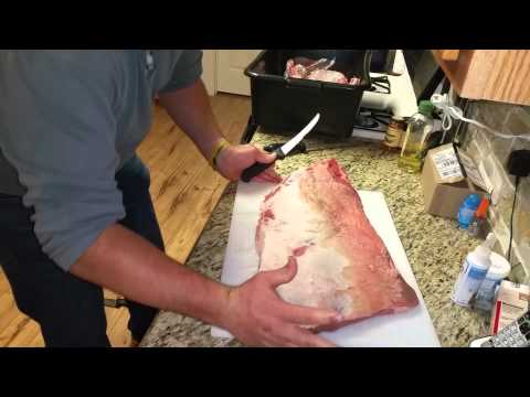 J$ competition brisket trim