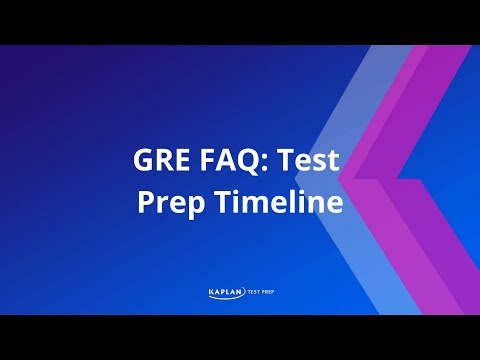 GRE Prep: Test Prep Timeline | Kaplan Test Prep